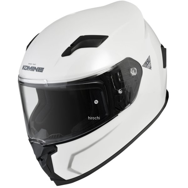 コミネ KOMINE FL フルフェイスヘルメットサイズ:XLカラー:パールホワイトSG規格認証内装着脱可能偽造防止4Dラベル【仕様説明】高品質ABSシェルを採用し、高強度を実現したエントリーモデルのフルフェイスヘルメットです。国際特許取得...