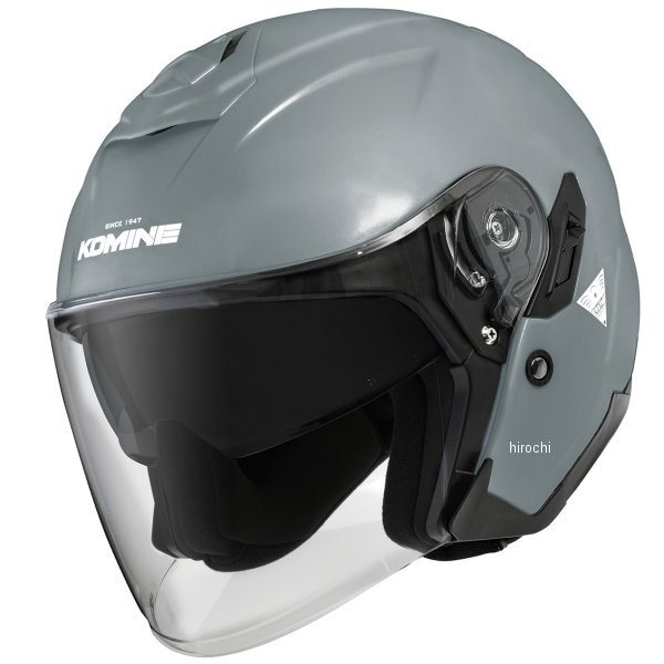 コミネ KOMINE FL コンポジット FRP ジェットヘルメットサイズ:Lカラー:バサルトグレーSG規格認証【仕様説明】新型オープンフェイス型ヘルメット。サンバイザー装備、チンガードは着脱可能。FIDLOCKシステムを顎紐に採用。高品質...
