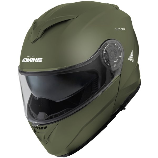 コミネ KOMINE FL システムヘルメットサイズ:XLカラー:オリーブSG規格適合内装着脱可能偽造防止4Dラベル【仕様説明】高品質ABSシェルを採用し、高強度を実現したシステムヘルメットです。国際特許取得のドイツFIDLOCK社製マグネ...