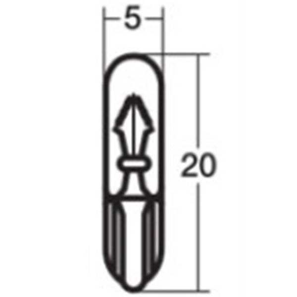 スタンレー STANLEY ウェッジ球定格:24V 2Wガラス球:T5口金:W2x4.6d10個入りWB544楽天 JP店