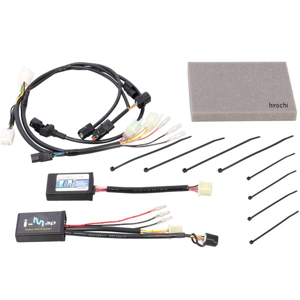 キタコ I-MAP+FBキャンセラーホンダ グロム(JC75)燃料噴射量を補正するFIコントローラーです。キタコ製パーツの組み合わせに対応する複数の最適マップをインストール済みで、ユーザーはI-MAPを取り付けた後、スイッチの設定でマップを...