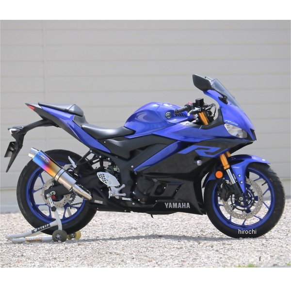 ダブルアールズ WR'S スリップオンマフラー ラウンド15年-21年 ヤマハ YZF-R25 (JBK-RG10J・2BK-RG43J)15年-21年 ヤマハ YZF-R3 (EBL-RH07J・2BL-RH13J)仕様:チタン(焼き色)...