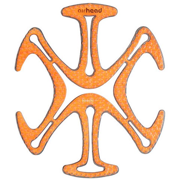 エアヘッド ベンチライナーカラー:OJ素材:シリコン（芯部ナイロン)【仕様説明】・ヘルメット内装に簡単装着。・内装と頭部の間に隙間を作り、蒸れ・汗・熱・髪型崩れを解消。・柔らかなシリコンパッドで水洗い可能、常に清潔を保てる。・フリーサイズジ...