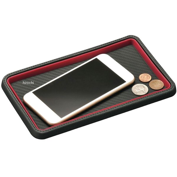 カーメイト ノンスリップパッド トレータイプカラー:レザー調レッド製品サイズ:H120×W200×D10(mm)トレータイプの滑り止めパッドです。小物を安定して置けます。接着剤や両面テープを不使用。のり残りなし。何度も取付けし直せます。DZ...