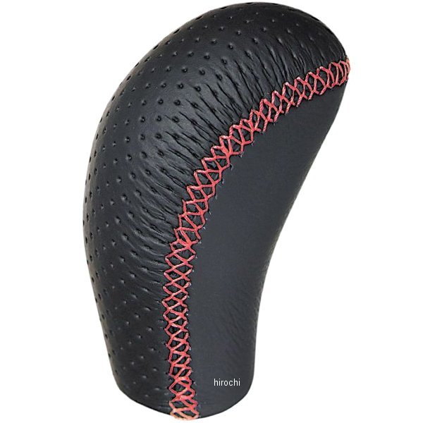 カーメイト シフトレバーカバー RAZO スポーツグリップノブレザー400カラー:ブラックレザー&レッドステッチ製品サイズ H82×W42×D55(mm)手のひらにジャストフィットするグリップデザイン。本革巻製。鮮やかなレッドステッチは手縫...