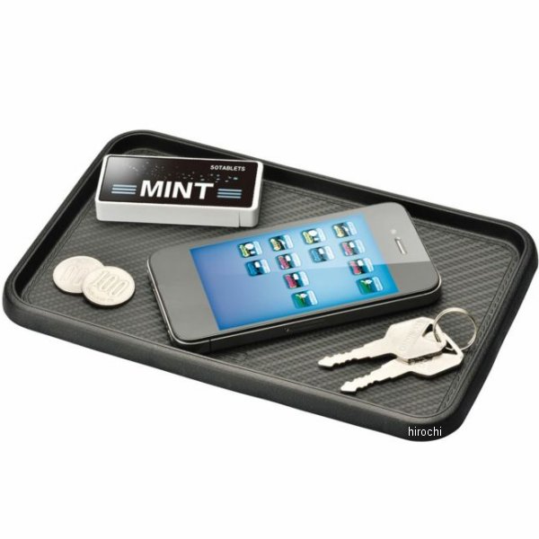 カーメイト ノンスリップパッド トレータイプ Sカラー:ブラック製品サイズ:H128×W203×D10(mm)トレータイプの滑り止めパッドです。ソフトエラストマーのグリップ力でダッシュボード等にフィットし、小物を安定して置けます。接着剤や両...