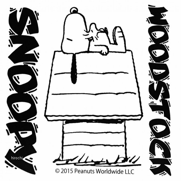 アークス AXS スヌーピーステッカー SNS-34タイプ:HOUSE SNOOPYカラー:黒文字サイズ:150x150(mm)01359SNS34楽天 JP店　