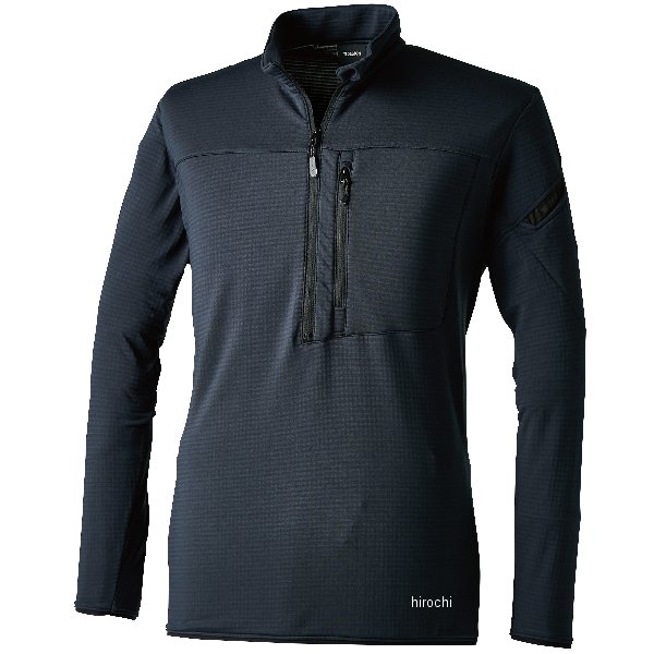 TSデザイン ウォームエアハーフジップシャツサイズ:5Lカラー:ネイビー素材:ウォームエア混率:ポリエステル94%・ポリウレタン6%【仕様説明】・軽量性・保温性・通気性・マルチスリーブポケット付き・左胸ファスナーポケット・チンガード・袖口、...