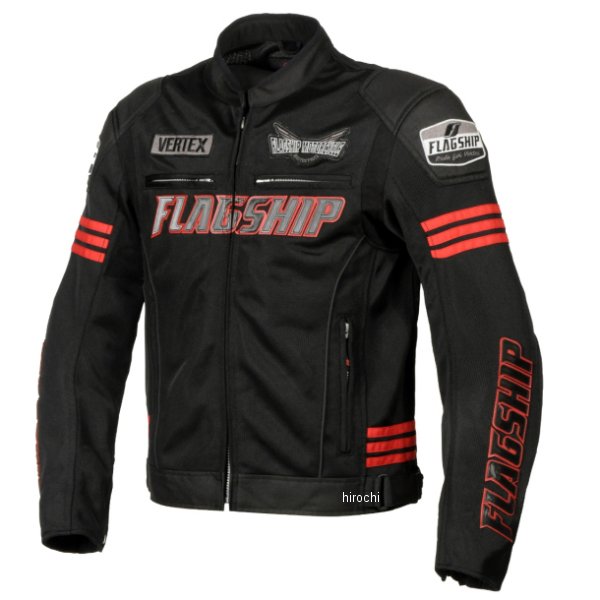 フラッグシップ FLAGSHIP 2024年春夏モデル イクシードメッシュジャケットサイズ:LLカラー:ブラック/レッド【素材】表地:ポリエステルメッシュ/ストレッチニット裏地:ポリエステルメッシュインナー:ナイロン(PU)【仕様】・通気性...