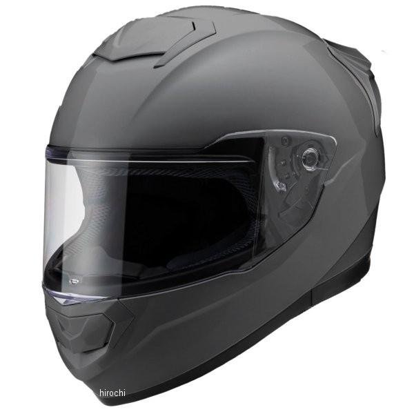 YH-002 山城 フルフェイスヘルメットサイズ:Lカラー:グロスグレー大型ベンチレーションやスポイラーを装備したスポーティなデザインのスタンダードフルフェイスヘルメット" YH 002 "。日本人の頭にピッタリ合う"アジアンフィット"の帽...