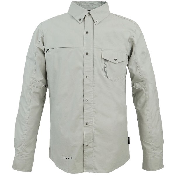 ラフ&ロード 春夏モデル ラフ ライドシャツFPサイズ:Sカラー:グレー素材:コットン標準装備プロテクター:胸・肩・肘・脊椎パッド【仕様説明】胸・肩・肘・脊椎にワッフルパッドフル装備。プロテクターシャツとして着用すれば、アウターにはお気に入...