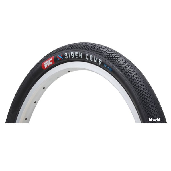 井上ゴム工業 IRC 自転車用タイヤ SIREN COMPサイズ:20×1.1/8ビード:アラミド1本売りビードにアラミドを採用するなど、軽さを重視して開発したSIRENシリーズの競技用モデル。パターンはSIREN PROと共通。キッズモデ...