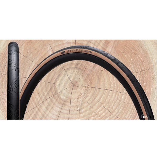 井上ゴム工業 IRC 自転車用タイヤ JETTY PLUSサイズ:700×25Cビード:フォールディングカラー:ウッドブラウン1本売りロードバイクからクロスバイクまで、スポーツ車すべてにマッチする JETTY PLUS がリニューアル※。転...