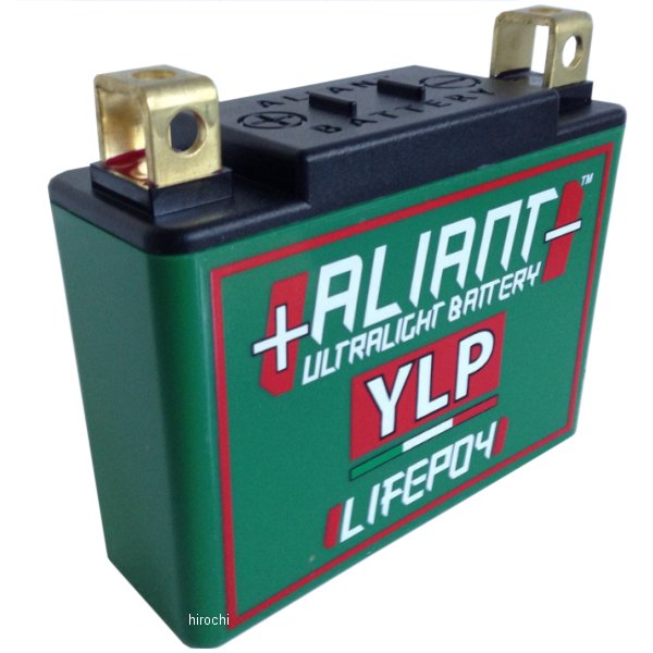 YLP09X ALIANT アリアント YLPシリーズ LiFePO4 リチウムバッテリー 2輪車用13.2V 9Ah 260ASIZE: 115x40xH90mmWEIGHT: 0.45kgYLPシリーズは高性能なモーターサイクル専用スタ...