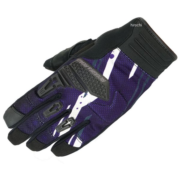 ラフ&ロード トレイルツーリンググローブサイズ:XXLカラー:Y.ブルー素材:甲側/ニットジャージ、クロロプレン、掌側/牛革、合成皮革両手タッチパネル対応通勤から林道まで、デュアルパーパスで使える高フィットグローブ。手を握り込んだ自然な形に...