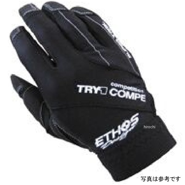 エトスデザイン ETHOS DESIGN TRY-1 COMPE TR92グローブ ブラック Mサイズカラー:ブラックサイズ:M伝説となったTR-91の特徴である操作性、フィット感を継承しデザイン性をアップさせた新トライアルグローブ。手の平...
