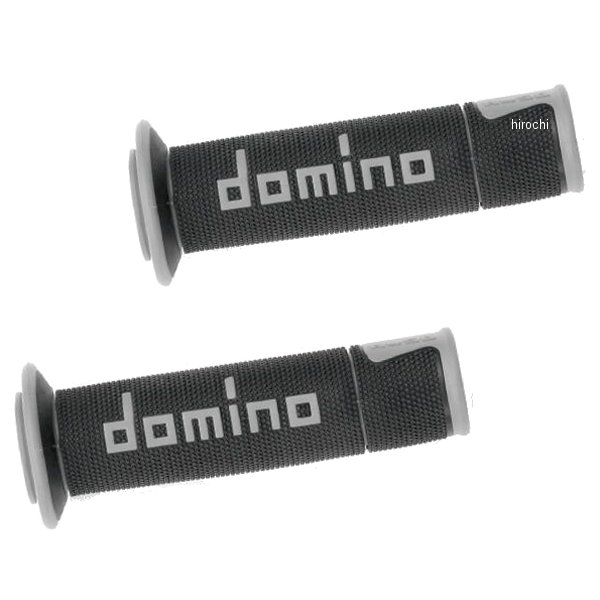 ドミノ domino グリップ レーシングタイプ A450R汎用カラー:ブラック/グレー外径:φ30mmグリップ長:125mmエンドオープンワイヤーホールあり左右セットイタリア製レーシング向け新作グリップのA450レーシングタイプ。表面は細...