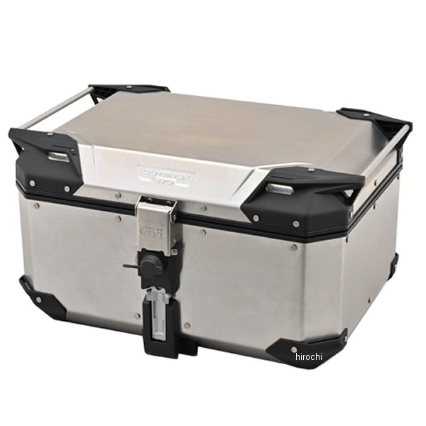 ジビ GIVI OBKE58A アルミケース容量:58Lカラー:アルミ重量:7kg奥行×幅×高さ(外側):456×586×325(mm)最大積載重量:10kg　※デイトナでは操縦性を考慮し3kg以下を推奨。GIVIアルミケースの定番OBKシ...