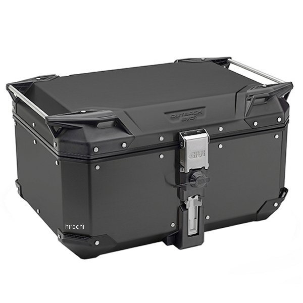 ジビ GIVI OBKE58A アルミケース容量:58Lカラー:ブラック重量:7kg奥行×幅×高さ(外側):456×586×325(mm)最大積載重量:10kg　※デイトナでは操縦性を考慮し3kg以下を推奨。GIVIアルミケースの定番OBK...