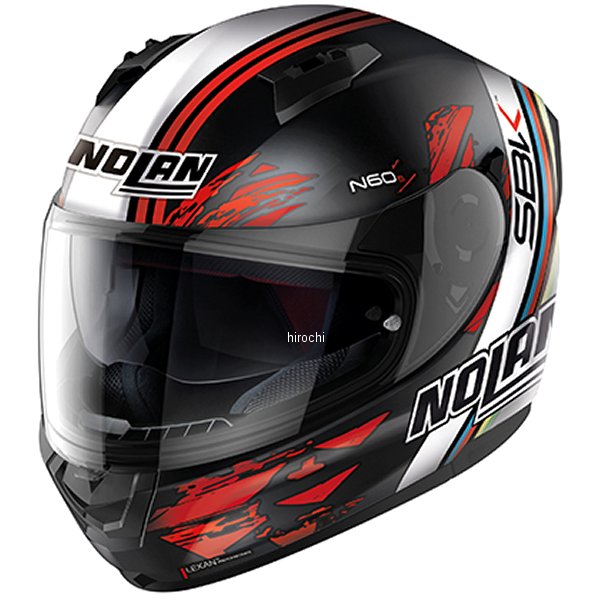 ノーラン NOLAN フルフェイスヘルメット N60-6サイズ:Lカラー:SBK/56アウターシェル材質:ハイファンクション・ハイグレードLEXAN?ポリカーボネート内装:脱着洗濯可能あごひも:マイクロロック付属品:PINLOCKR曇り止め...