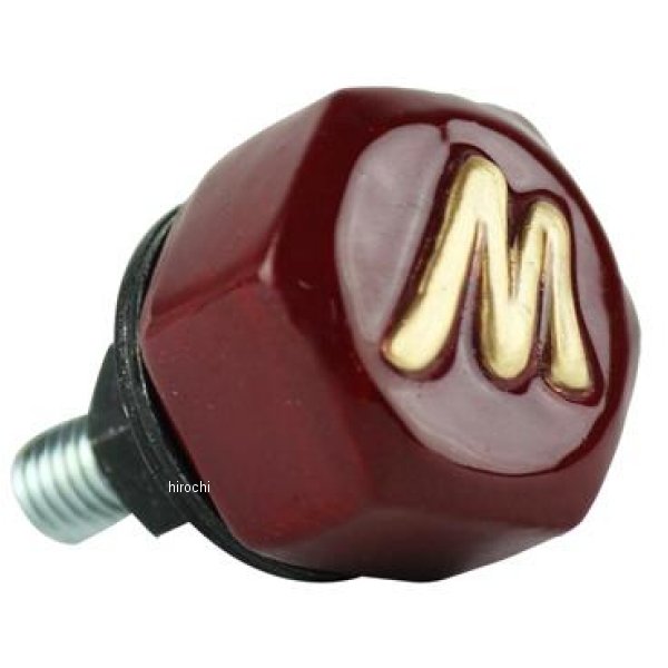 MMS-NB038 GOODS グッズ HEX'HEAD NumberBolt ワイン/ゴールド汎用材質:本体:レジン ボルト:スチールサイズ:幅:約24mm 高さ:約22mm 奥行:約15mm（ボルト含まず） ボルト:M6-20mm【Wa...