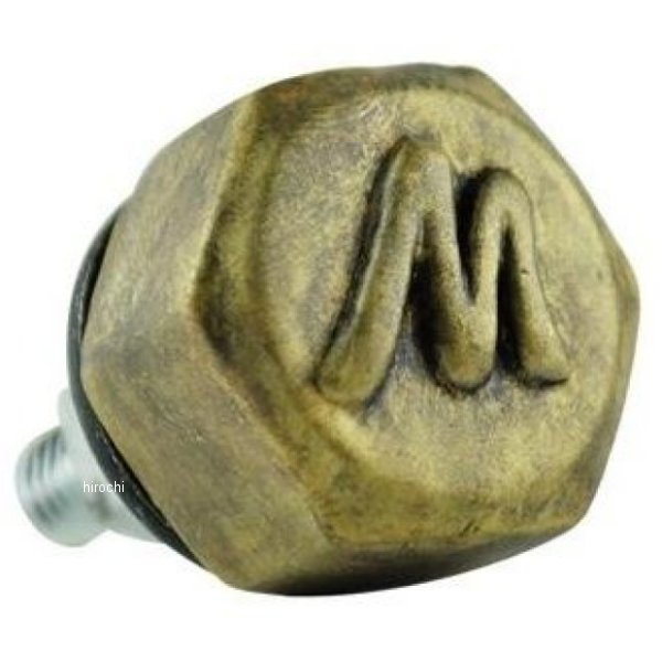 MMS-NB042 GOODS グッズ HEX'HEAD NumberBolt ダーティーゴールド汎用材質:本体:レジン ボルト:スチールサイズ:幅:約24mm 高さ:約22mm 奥行:約15mm（ボルト含まず） ボルト:M6-20mm【W...