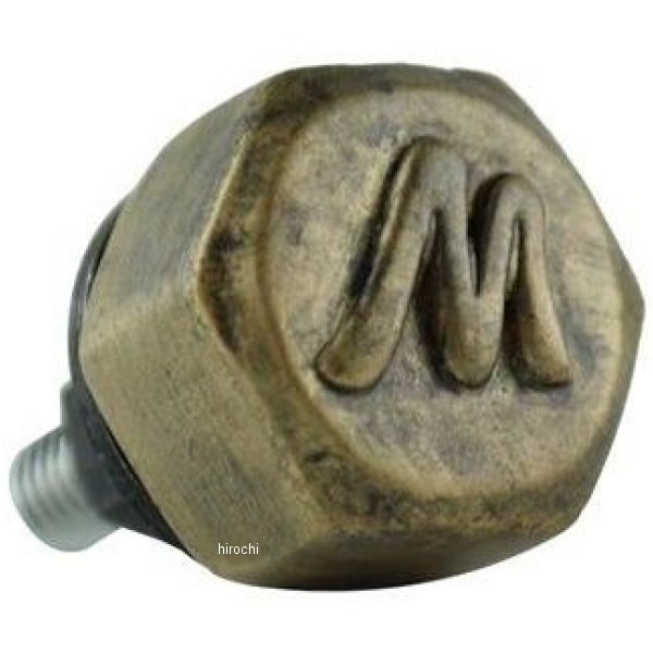 MMS-NB043 GOODS グッズ HEX'HEAD NumberBolt ダーティーブラス汎用材質:本体:レジン ボルト:スチールサイズ:幅:約24mm 高さ:約22mm 奥行:約15mm（ボルト含まず） ボルト:M6-20mm【Wa...