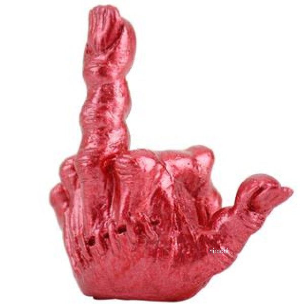 MMS-VC015 GOODS グッズ FXXK! HANDSIGN バルブキャップ メタリックレッド汎用材質:本体:レジン バルブキャップ本体:黄銅サイズ:幅:約32mm 高さ:約37mm 奥行き:約18mm【仕様説明】皮膚、爪、しわ、肉...