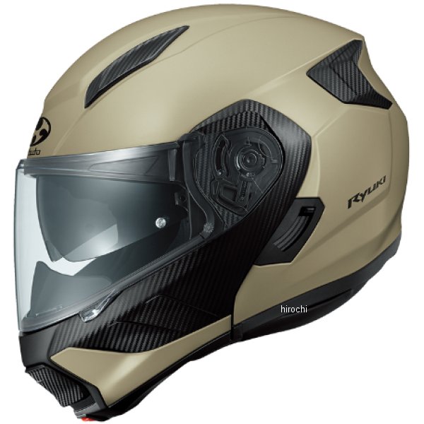 4966094628451 オージーケーカブト OGK KABUTO RYUKI フラットコヨーテ Mカラー:フラットコヨーテサイズ:M(57-58cm)【仕様説明】・T.P.S.（高性能サーモプラスチック帽体）優れた耐衝撃性の高性能樹脂原...