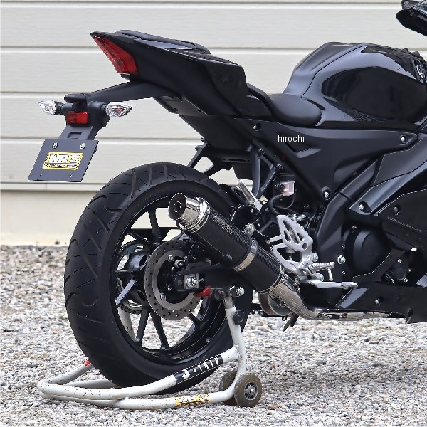ダブルアールズ WR'Sラウンド カーボンサイレンサーヤマハ MT-125(8BJ-RE45J)ヤマハ YZF-R125(8BJ-RE45J)ヤマハ YZF-R15(8BK-RG86J)JMCA認証品マフラー重量:・ステンレスサイレンサー仕...