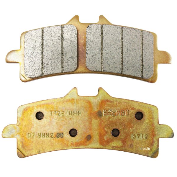 ブレンボ brembo ブレーキパッド シンタード ピストン径:同径 4POT:30/32/34mm用 スリッド有パッド:オプション/シンタード(スリット有)厚み:7.7mm / ライニング：3mm仕様:スリッド有数量:キャリパー1台分製法...