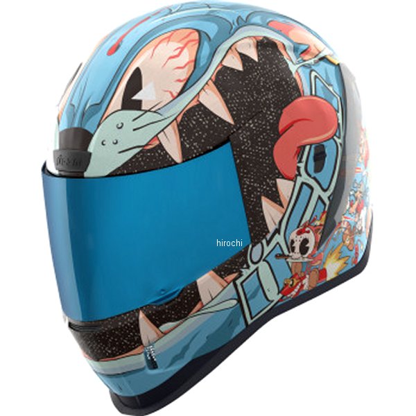 アイコン ICON フルフェイスヘルメット AIRFORM NINE LIVESサイズ:2XLカラー:ブルー規格:DOT（米国）、ECE（ヨーロッパ）、PSC（日本）シェル:ポリカーボネート重量:1,620g Medium Size (+/...