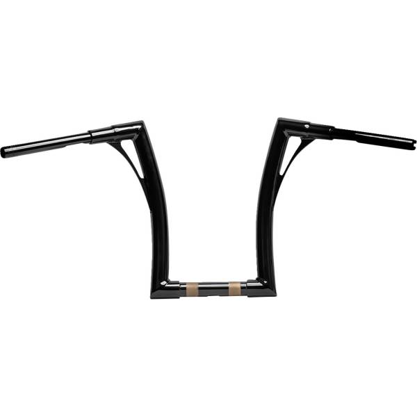 KODLIN USA Super Fat Flowbar ハンドルバー18年-20年 ハーレー FXBRS18年-19年、23年-24年 ハーレー FXBR標準ライザーを 1-1/4 インチのクランプと 3-1/2 インチのライザー間隔のラ...