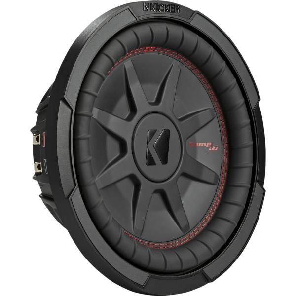 Kicker CompRT 超薄型サブウーファーカラー/仕上げ ブラックスピーカー全体サイズ 10 インチ連続許容電力 (RMS) 400 Wピーク許容電力 800 Wスピーカータイプ サブウーファースピーカー数 サブウーファー 1 台48...