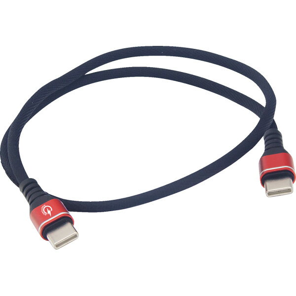 RidePower USB3.0 高速充電ケーブル24インチ / 60.96 CMカラー/仕上げ ブラック/レッドRPUSBCUSBC24楽天 JP店　