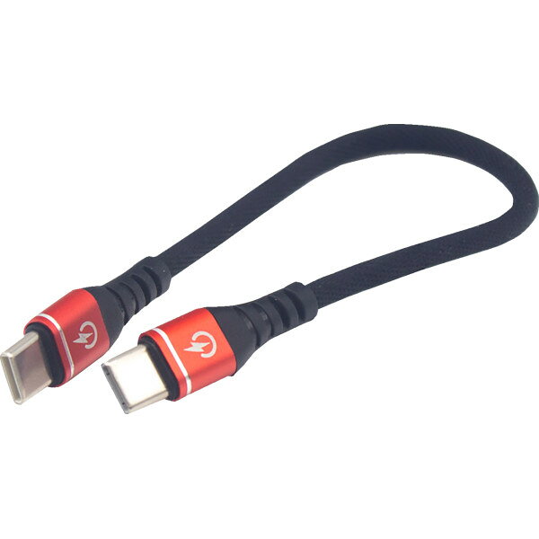RidePower USB充電ケーブル19.1 CM / 7-1/2インチカラー/仕上げ ブラック/レッドRPUSBCUSBC75楽天 JP店　