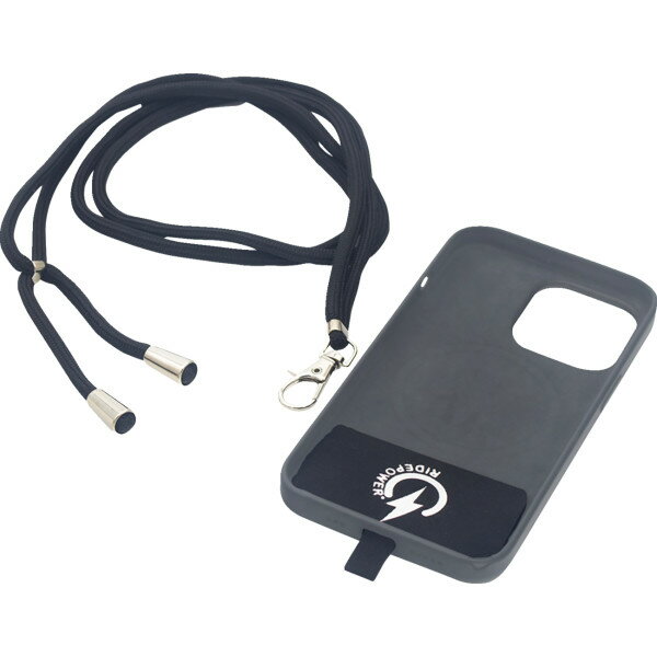 RidePower スマホケース ストラップ テザーカラー/仕上げ ブラック材質 ナイロンRPTETHER楽天 JP店　