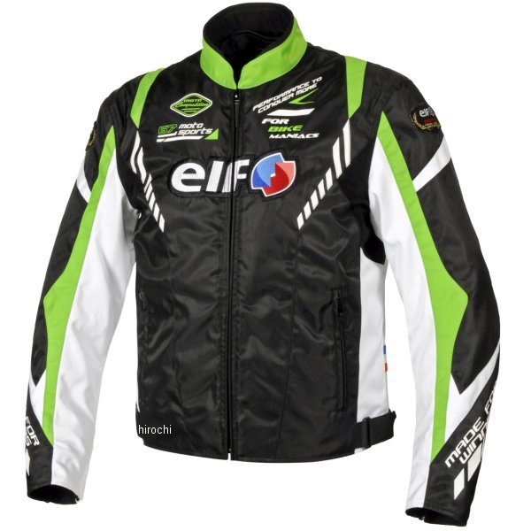 エルフ elf 2024年秋冬モデル ヴィットリアジャケットサイズ:LLカラー:グリーン【素材】表地:ポリエステル(PUコーティング)/ストレッチニット裏地:ポリエステルメッシュインナー:ナイロン(PUコーティング)/中綿標準装備プロテクタ...