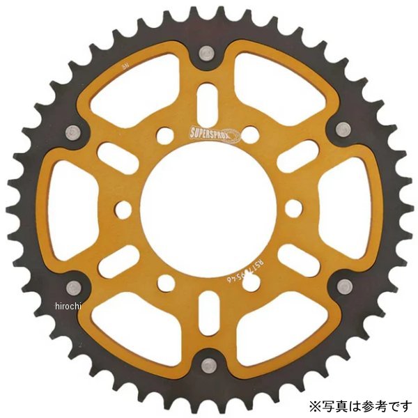 スーパースプロックス SUPERSPROX リアスプロケット ステルス代表適合車種:JB-MAGTAN、GALESPEED、LAVORANTE、MARVIC、DUOMOチェーンサイズ:525丁数:40Tカラー:ゴールドアルミとスチールの軽量...