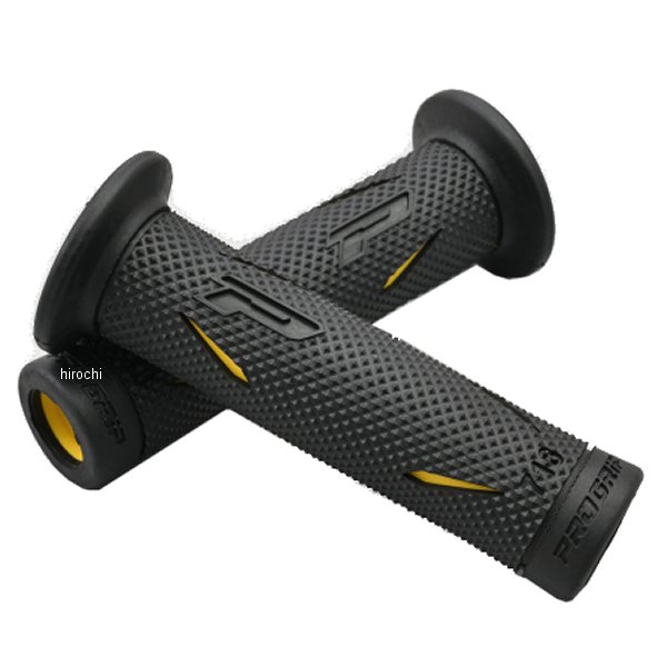 プログリップ PRO-GRIP #718-OE ハードGELカラー:ブラック/イエロー材質:ハードゲルエンド貫通長さ:122mm内径(左右):22/25mmハードなスロットルやクラッチ操作でも摩耗しにくいハード素材のアウターラバー採用。※ハ...