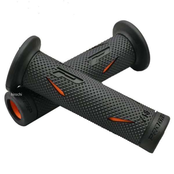 プログリップ PRO-GRIP #718-OE ハードGELカラー:ブラック/オレンジ材質:ハードゲルエンド貫通長さ:122mm内径(左右):22/25mmハードなスロットルやクラッチ操作でも摩耗しにくいハード素材のアウターラバー採用。※ハ...
