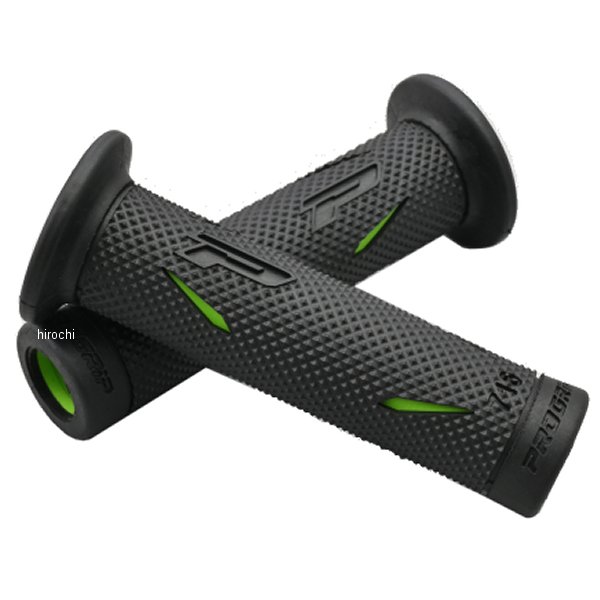 プログリップ PRO-GRIP #718-OE ハードGELカラー:ブラック/グリーン材質:ハードゲルエンド貫通長さ:122mm内径(左右):22/25mmハードなスロットルやクラッチ操作でも摩耗しにくいハード素材のアウターラバー採用。※ハ...