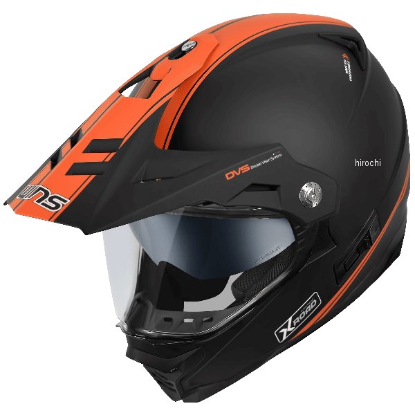 ウインズ WINS オフロードヘルメット X-ROAD 3 GTサイズ:Mカラー:M51 ブラック/オレンジ【仕様説明】X-ROAD3は、新設計のシールドを採用。シールド形状の見直しにより、視界の歪みをおさえ、強度を確保しました。シールドの...
