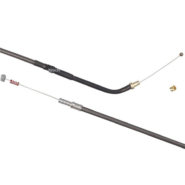 マグナム MAGNUM BP 32-3/4in アイドル 45°TL5-1/4in 96年- ハーレー ビッグツイン、XLモデルプッシュインタイプのスロットルハウジング採用車両（※電子スロットル車両は適合外）【メッシュ部分】Black Pe...