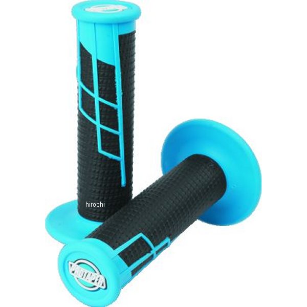 ProTaper Clamp-On 1/2 Waffle Grip - Neon Blue/Blackメーカー：ProTaperメーカー品番：021656・掲載画像は、カタログより抜粋した参考画像となっております。ご不安な場合は、メーカーサ...