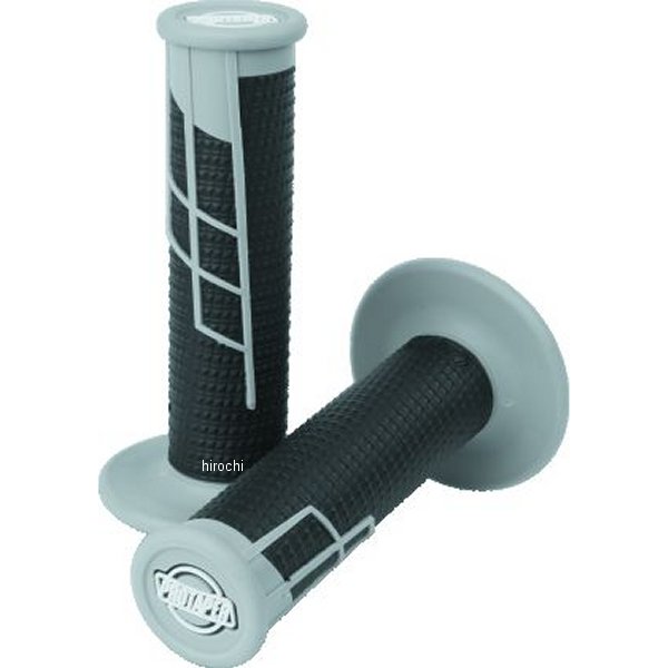 ProTaper Clamp-On 1/2 Waffle Grip - Gray/Blackメーカー：ProTaperメーカー品番：021666・掲載画像は、カタログより抜粋した参考画像となっております。ご不安な場合は、メーカーサイトでのご...