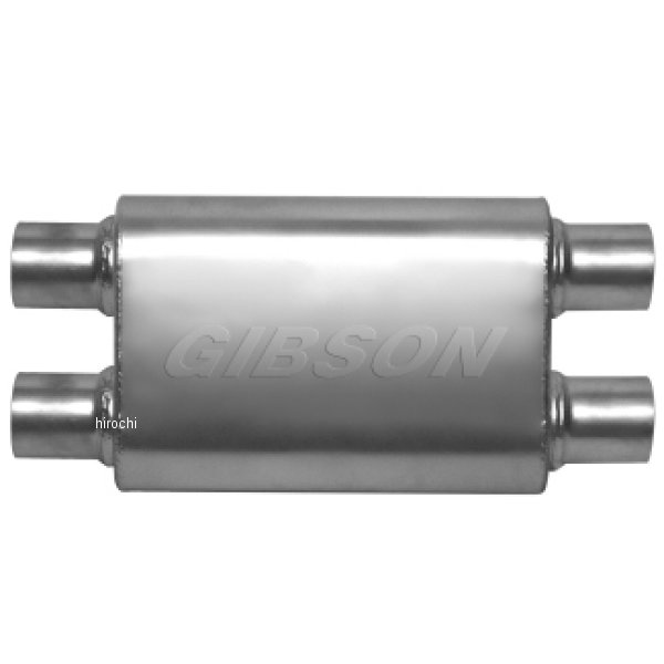 Gibson MWA Superflow Dual/Dual Oval Muffler - 4x9x14in/3in Inlet/3in Outlet - Stainlessメーカー：Gibsonメーカー品番：BM0112・掲載画像は、カタ...