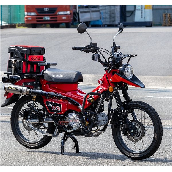 オーヴァー OVER GP-PERFORMANCE アップマフラー フルエキゾースト 23年- CT12523年- ホンダ CT125・チタンエキパイ：Φ27.2-45.0・チタンサイレンサー：GP-PERFORMANCE L=250mm・...