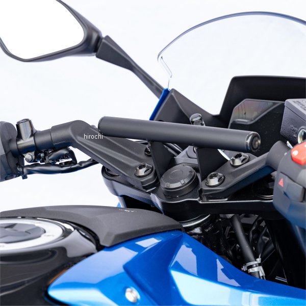 キジマ マウントバーステー23年以降 スズキ GSX-8R【8BL-EM1AA】ステー:スチール製ブラック仕上げ取付径:22.2mm有効クランプ幅:約180mm最大積載量:1.5kg※トップブリッジとハンドルに挟み込む取付のためハンドルが3...