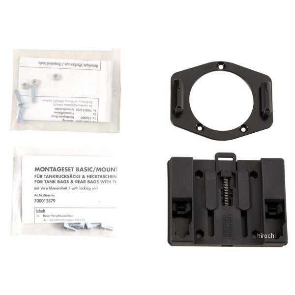 ヘプコアンドベッカー HEPCO&BECKER タンクリングフィッティング ベーシック 5穴MOTO GUZZI耐荷重:3kgカラー:ブラック材質:プラスチック※取り付けには多少の加工が必要な場合がございます。タンクバック用フィッティング。...